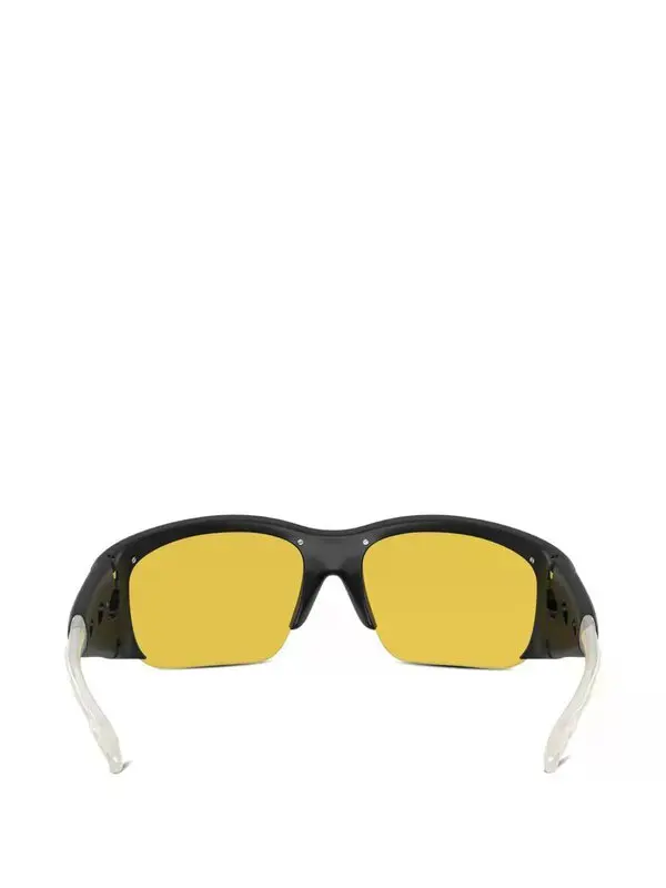 DIESEL® Semi-rimless Wrap-around Sunglasses