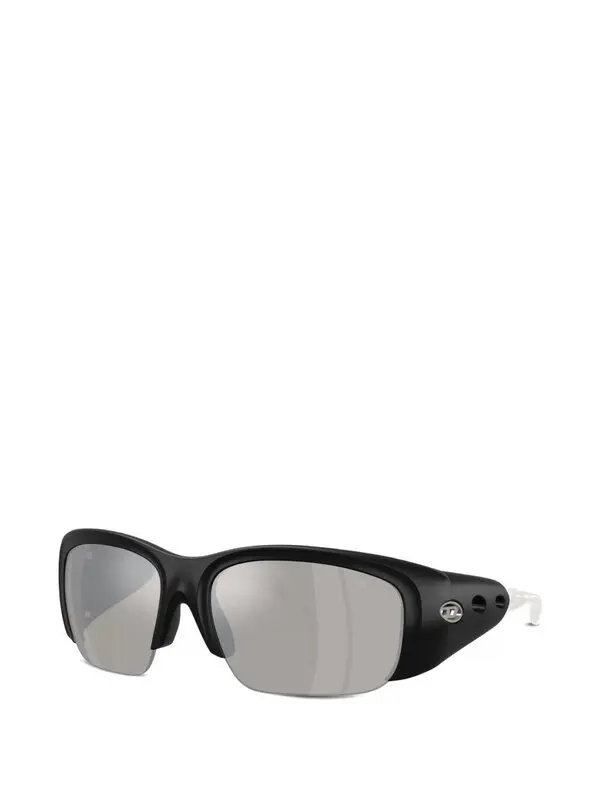 DIESEL® Semi-rimless Wrap-around Sunglasses