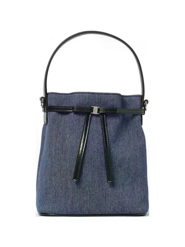 FERRAGAMO Mini Bucket Bag - Blue