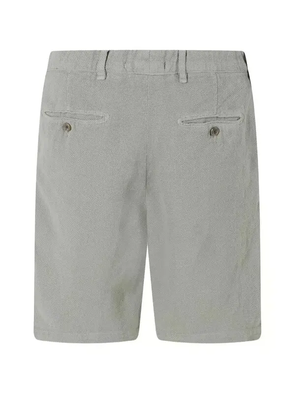MYTHS Textured Bermuda Shorts