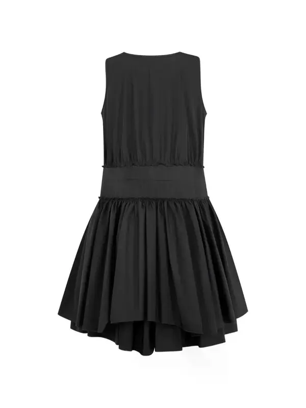 Loewe Logo Embroidery Drawstring Mini Dress