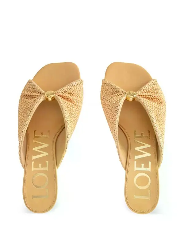 Loewe Raffia-effect Sandals