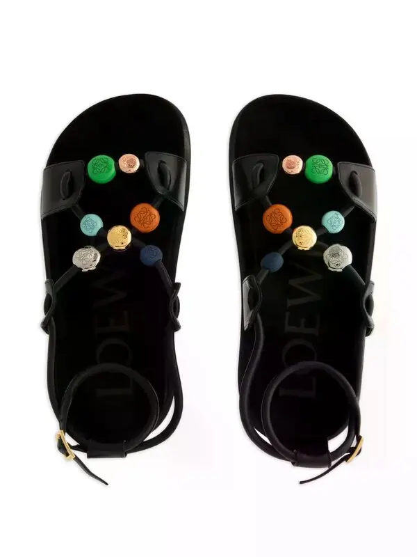 Loewe Beaded Platform Sandals