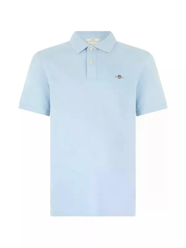 Gant Logo-embroidered Short-sleeve Polo Shirt