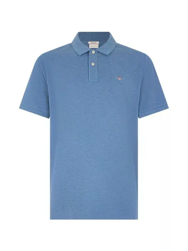 Gant Logo-embroidered Short-sleeve Polo Shirt