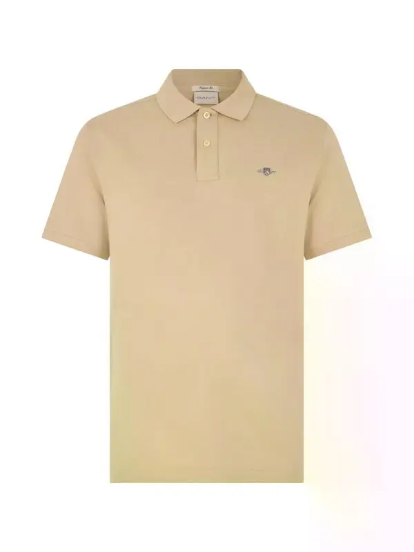 Gant Logo-embroidered Short-sleeve Polo Shirt