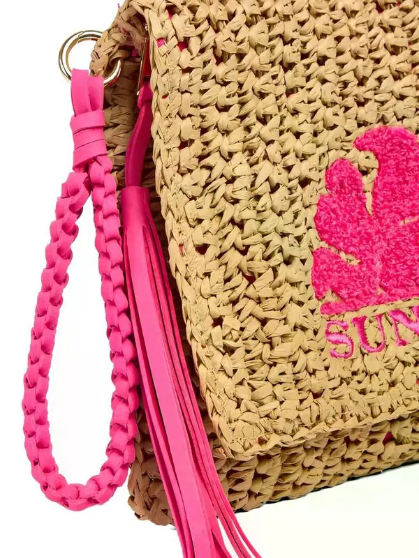 Sundek Gabi Woven Clutch Bag