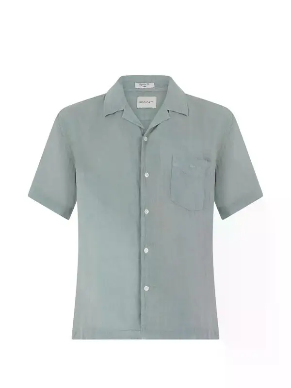 Gant Short-sleeved Linen Shirt