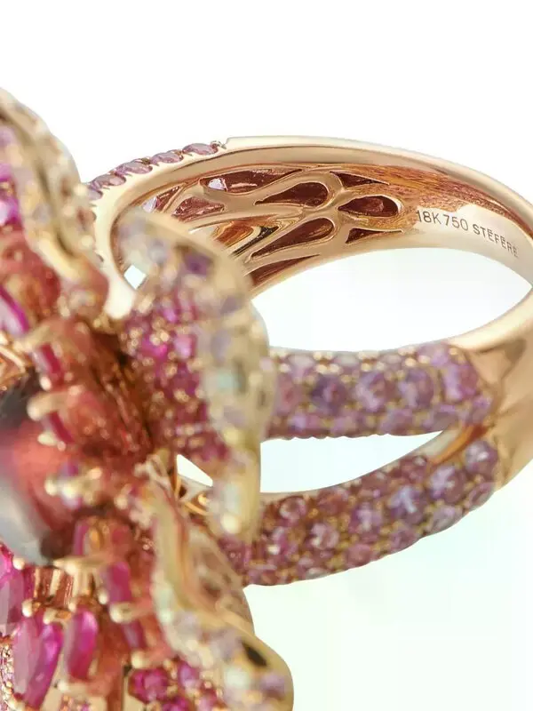 STEFERE Multi-stone Ring In 18k Rose Gold