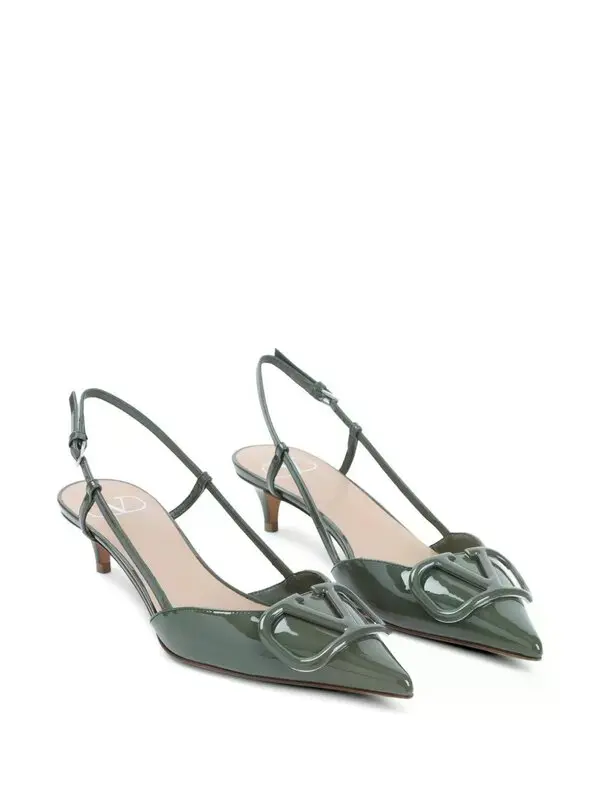 Valentino Garavani Logo-plaque Pumps