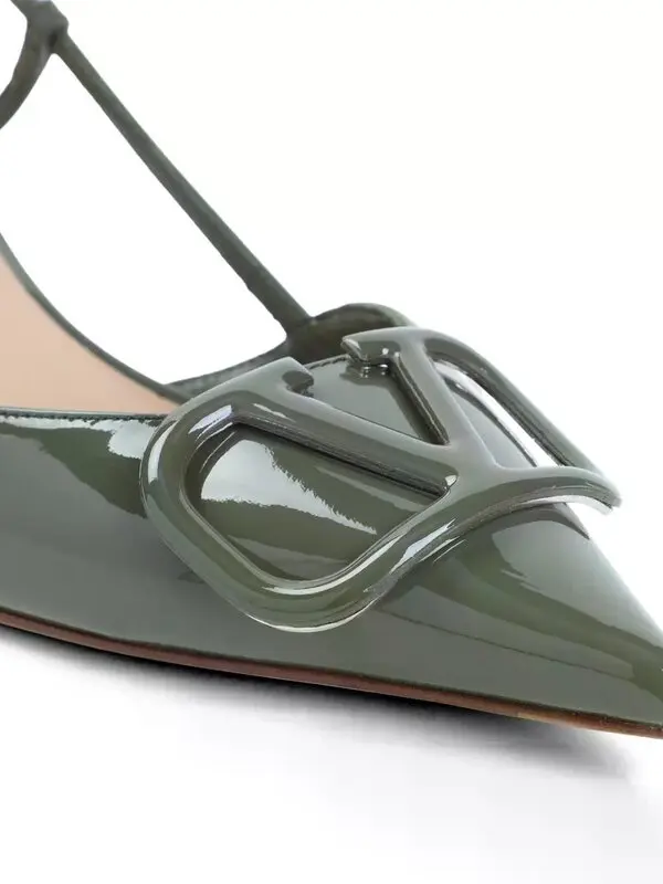 Valentino Garavani Logo-plaque Pumps