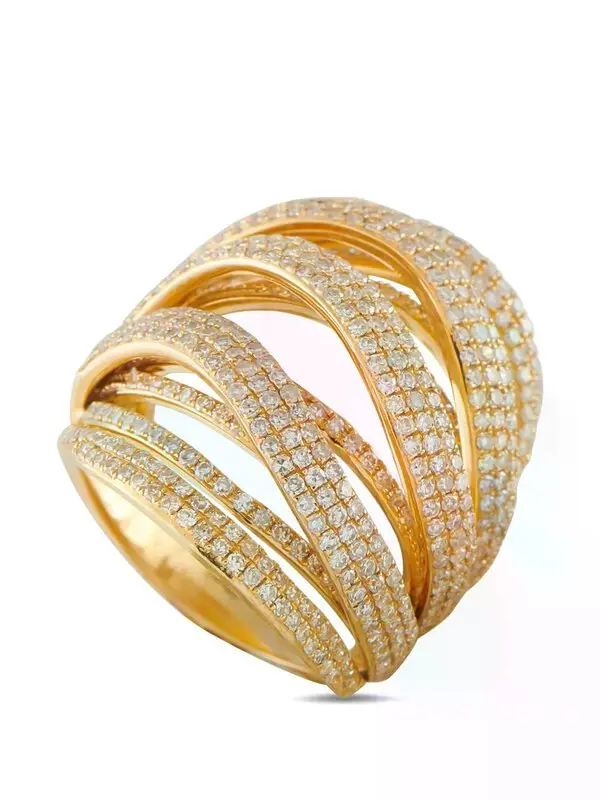 LB EXCLUSIVE Diamond Multi-band Ring - Gold