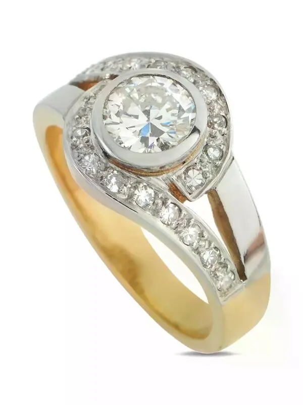 LB EXCLUSIVE 18k Yellow Diamond Bypass Ring