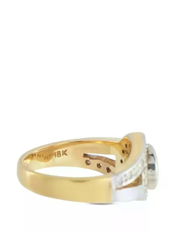LB EXCLUSIVE 18k Yellow Diamond Bypass Ring