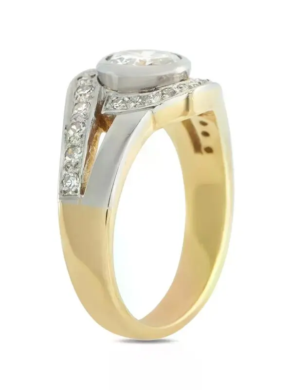 LB EXCLUSIVE 18k Yellow Diamond Bypass Ring