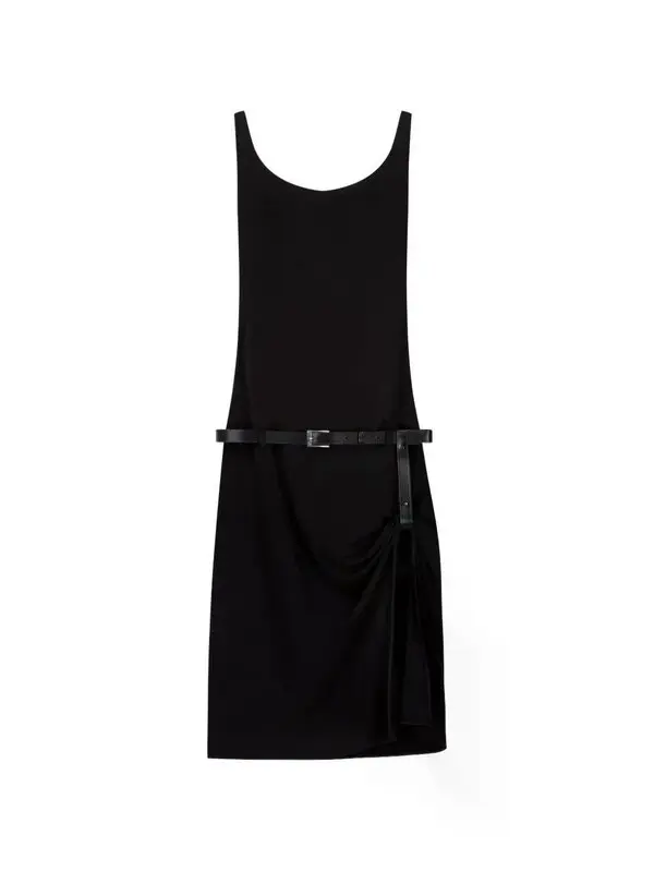 Coperni Suspended Slip Mini Dress - Black