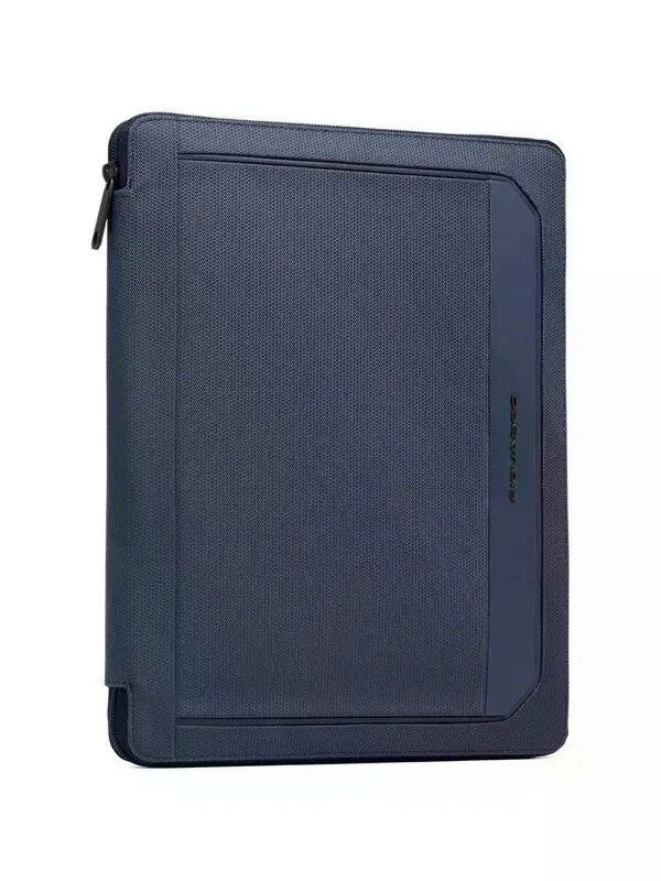 PIQUADRO Leather-trimmed Notepad Holder