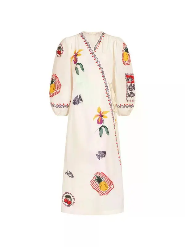 MARIE OLIVER Everette Maxi Dress - White