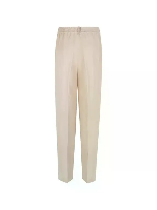 Fabiana Filippi Pleated Trousers With Monili Detail - Neutrals