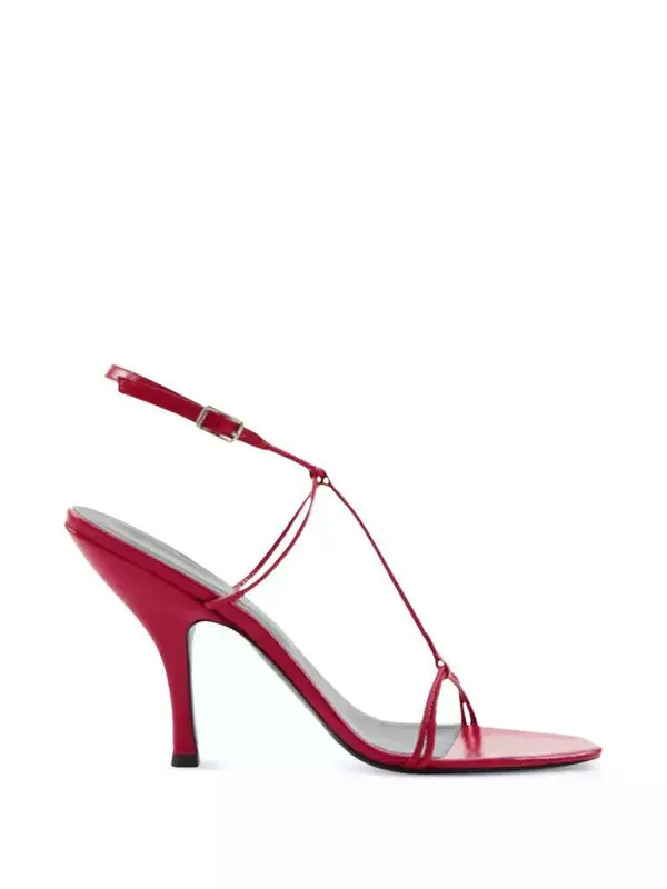 JUDE Mixer Strappy Leather Heeled Sandals