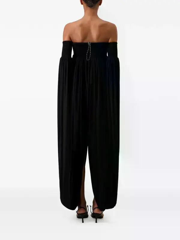 Coperni Off-shoulder Smock Maxi Dress