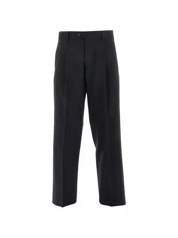 BRERAS MILANO Orazio Pleated Virgin Wool Trousers