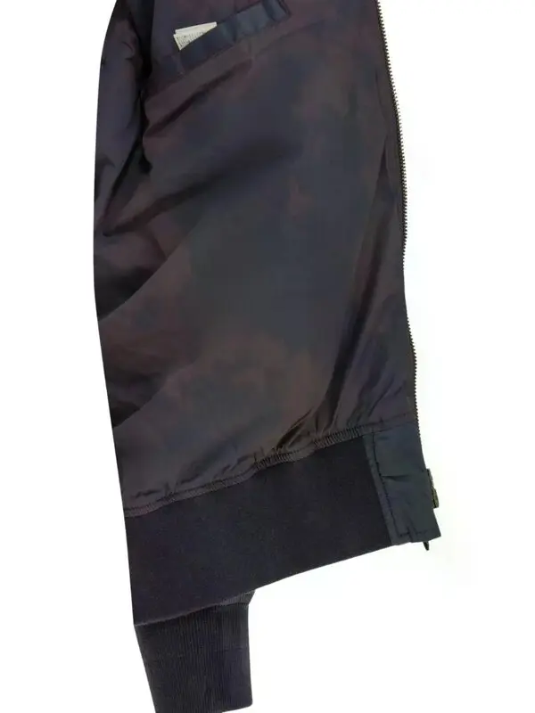BEAMS Tie-dye Zip-up Bomber Jacket