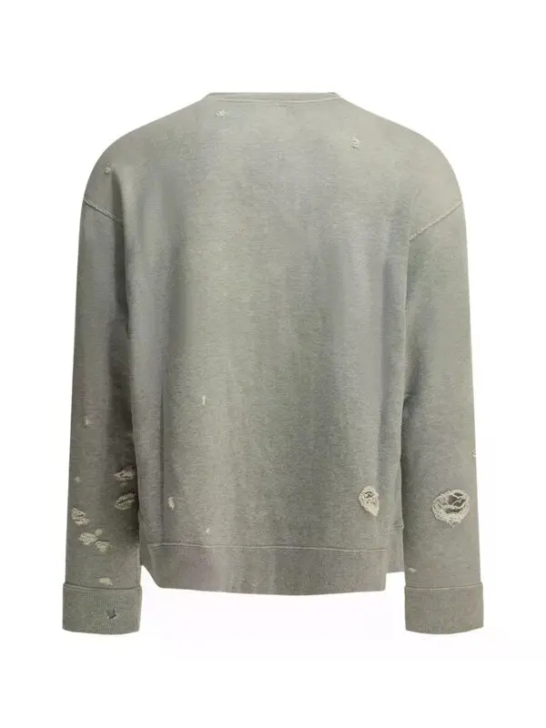 Needles Distressed Papillon Print Sweater