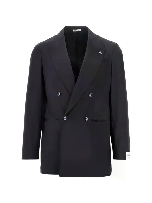 BRERAS MILANO Arezzo Double-breasted Blazer - Blue