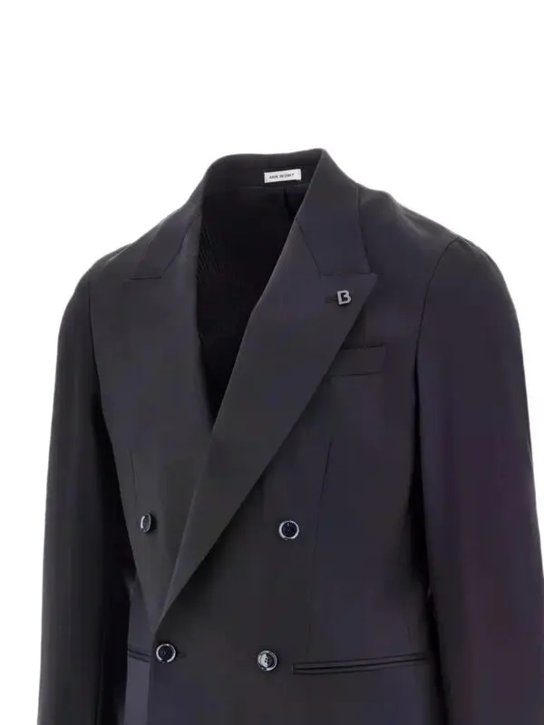 BRERAS MILANO Arezzo Double-breasted Blazer - Blue