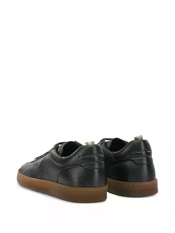 Officine Creative Halo Grainy-leather Sneakers