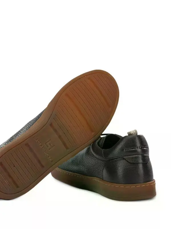Officine Creative Halo Grainy-leather Sneakers