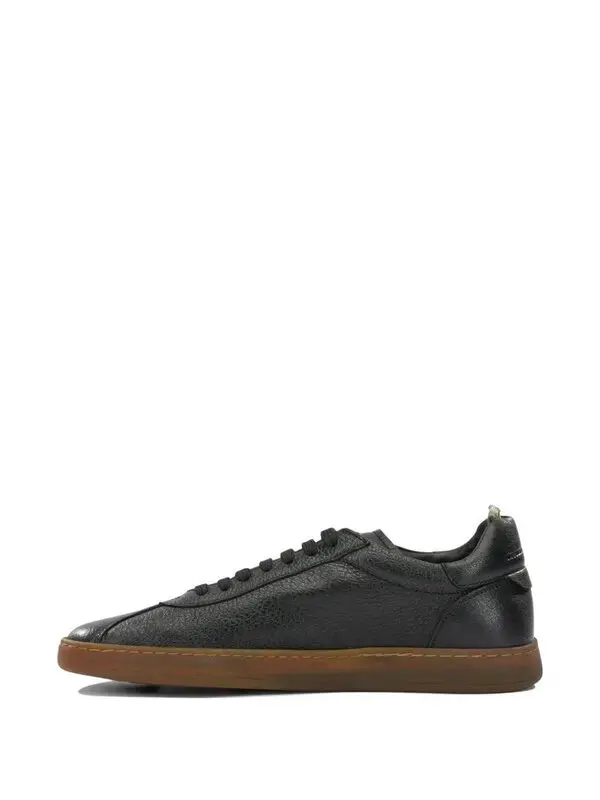 Officine Creative Halo Grainy-leather Sneakers