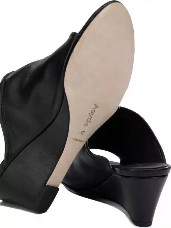 AeydĒ Suzanne Wedge Leather Sandals