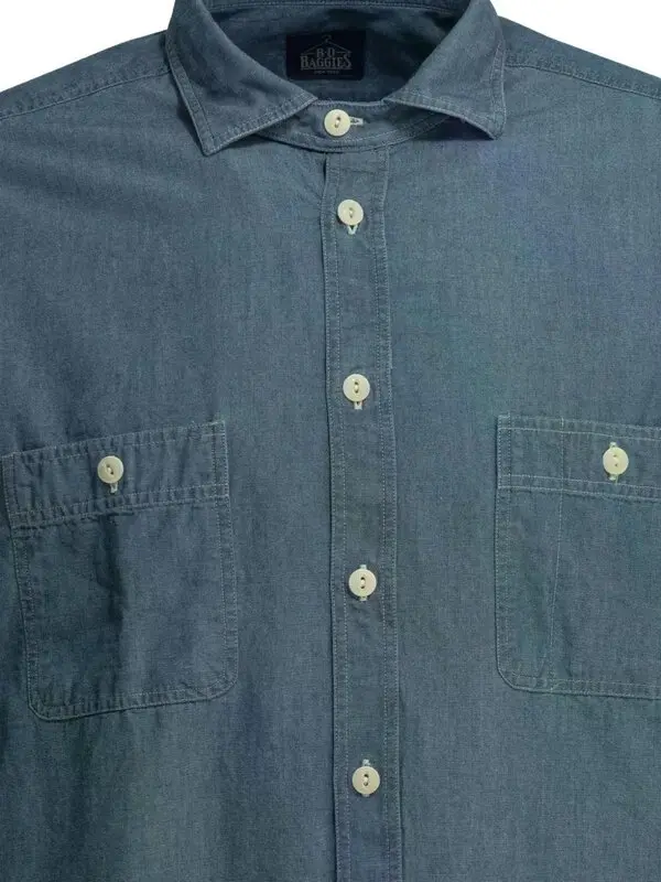 B.D.BAGGIES Chest-pocket Denim Shirt