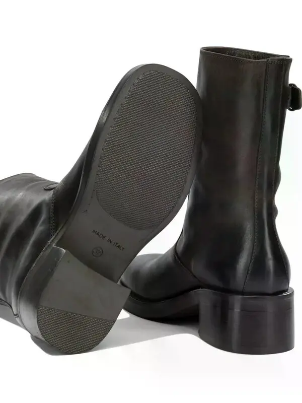 STRATEGIA SHOES Strategia Buckle-detail Leather Boots