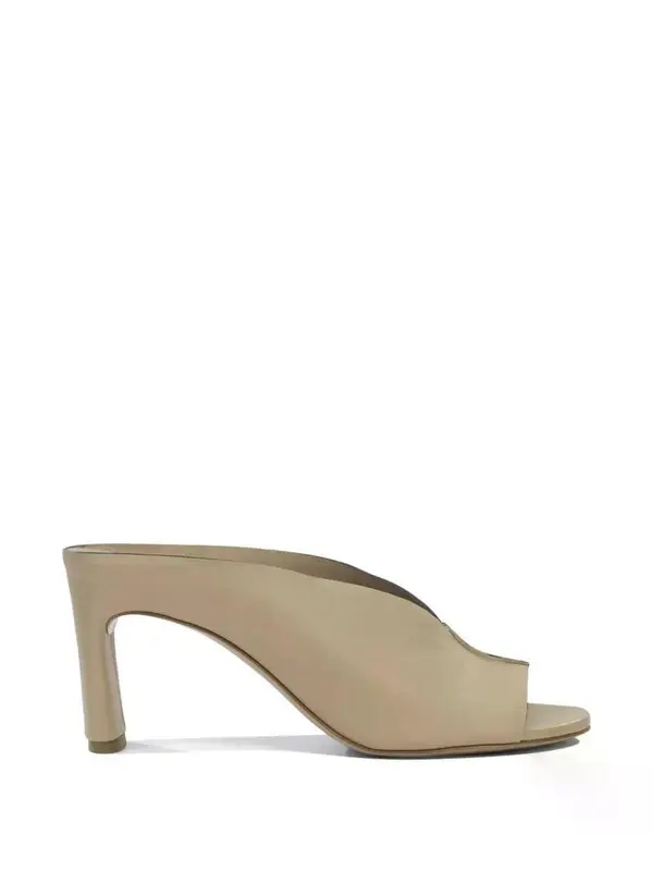DEL CARLO 11725 Open-toe Leather Heeled Sandals