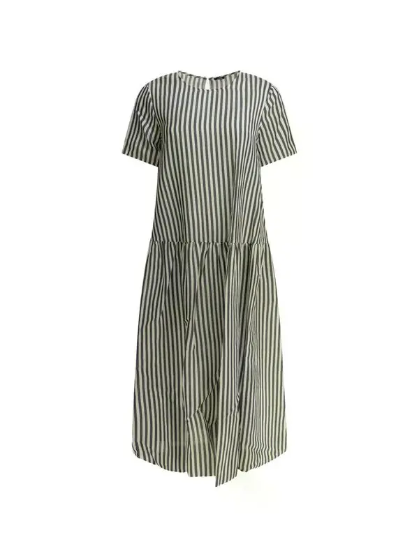 Apuntob Striped Short-sleeve Dress