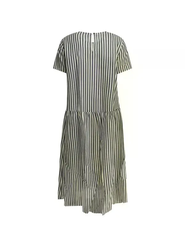 Apuntob Striped Short-sleeve Dress