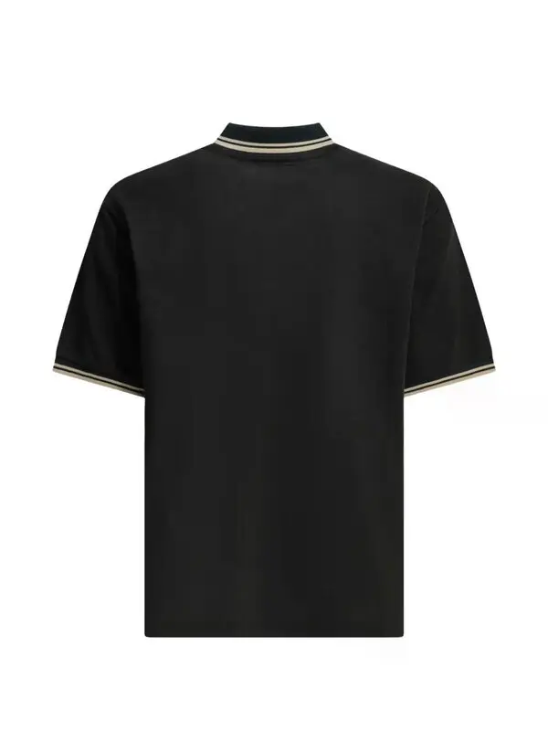 Needles Butterfly-embroidered Tipped Polo Shirt