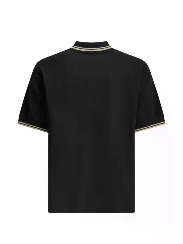 Needles Butterfly-embroidered Tipped Polo Shirt