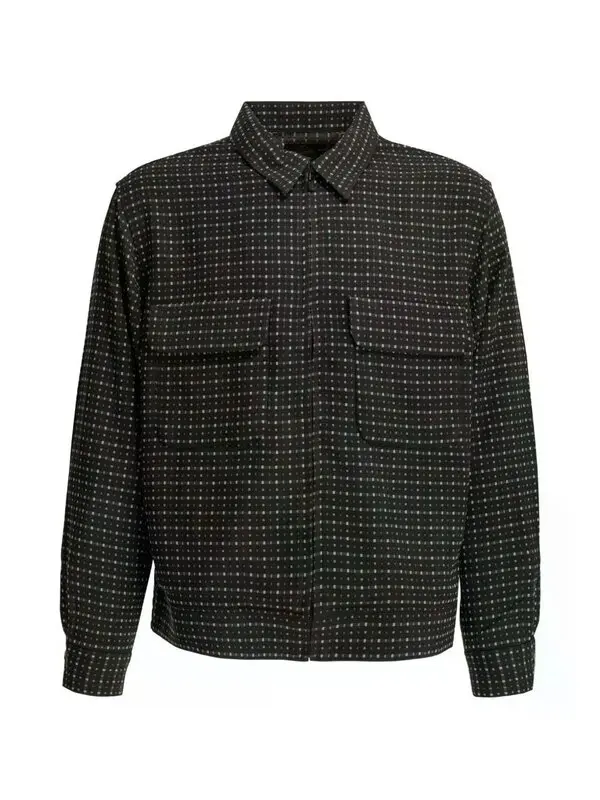 Needles Check-pattern Zip-up Jacket