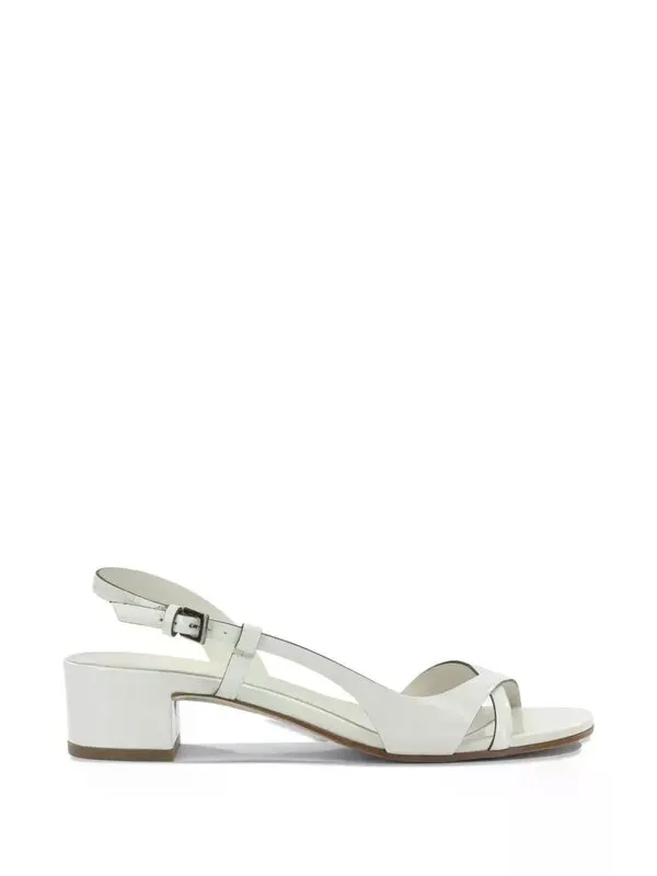 DEL CARLO Crossover Strap Slingback Sandals
