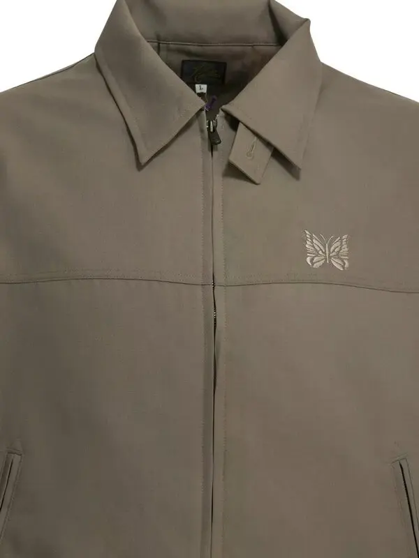 Needles Embroidered Butterfly Zip-up Jacket