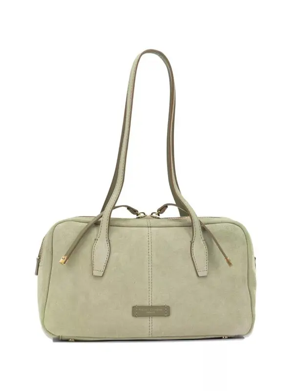 GIANNI CHIARINI Aryna Suede Zip-top Tote Bag - Green