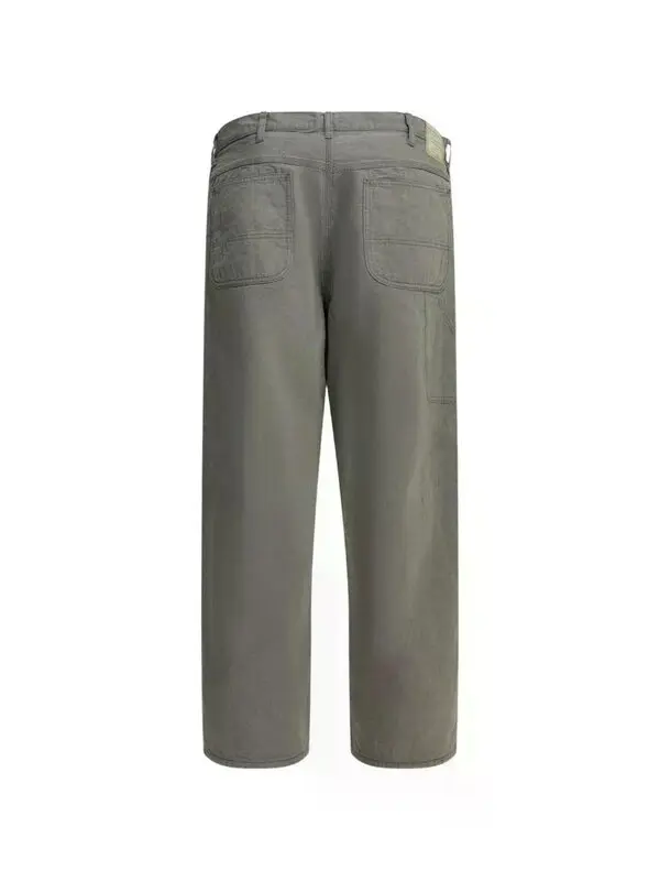 BEAMS Straight-leg Cotton Workwear Trousers - Grey