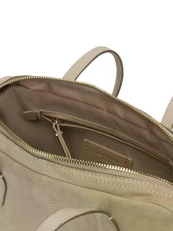 GIANNI CHIARINI Logo Patch Shoulder Bag
