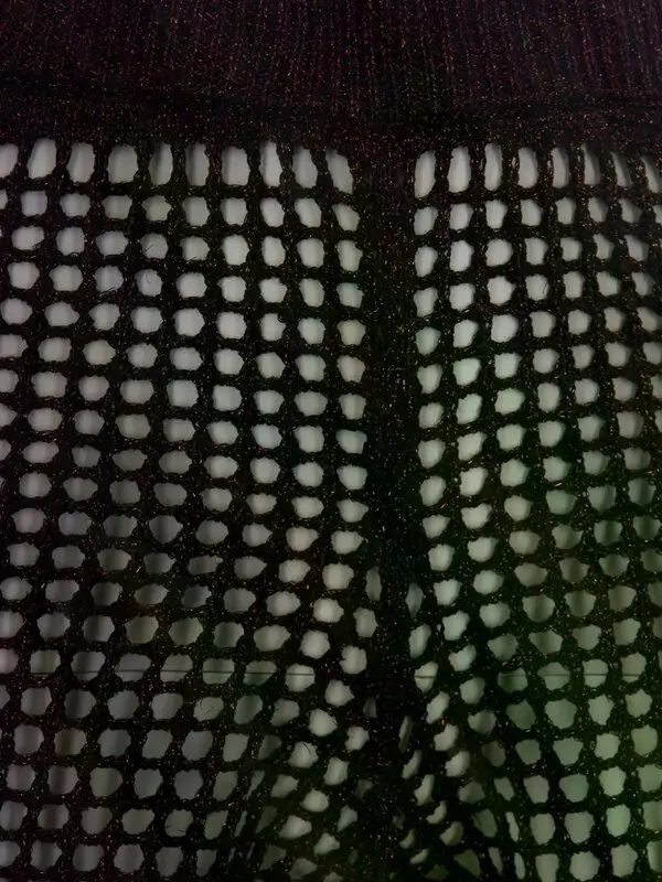 MC2 SAINT BARTH Open-knit Shorts With Lurex Detail