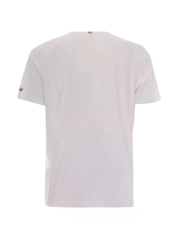 MC2 SAINT BARTH Portofino Slogan-embroidered T-shirt