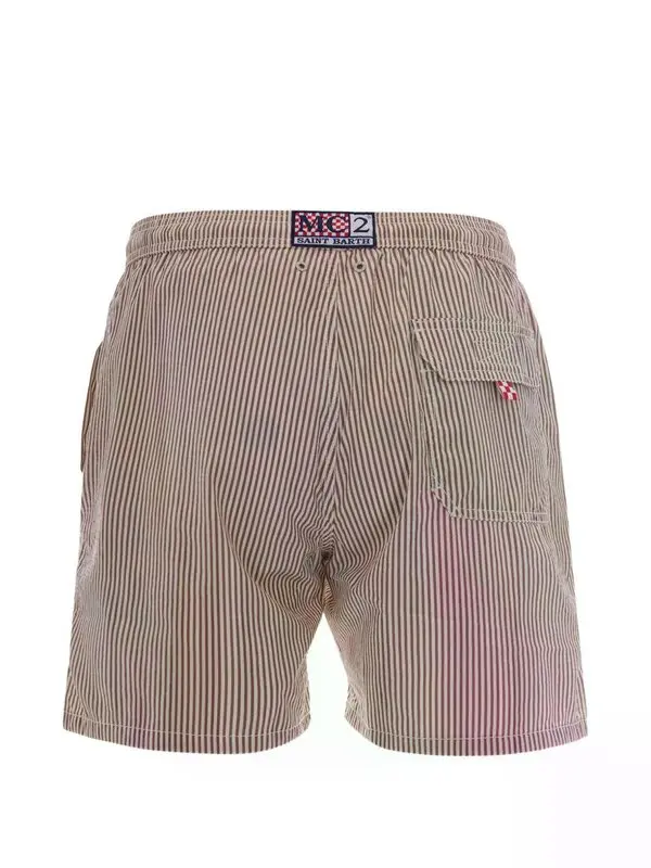 MC2 SAINT BARTH Patmos Striped Swim Shorts
